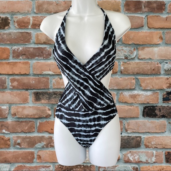 VENUS | Swim | Venus Halter Criss Cross Back Tie Monokini One Piece ...